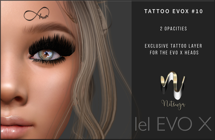 Second Life Marketplace Nitsuga Tattoo 10 Lel Evox 0553